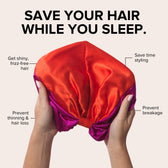 Silk Hair Wrap | Get Strong, Shiny, Frizz-Free Locks